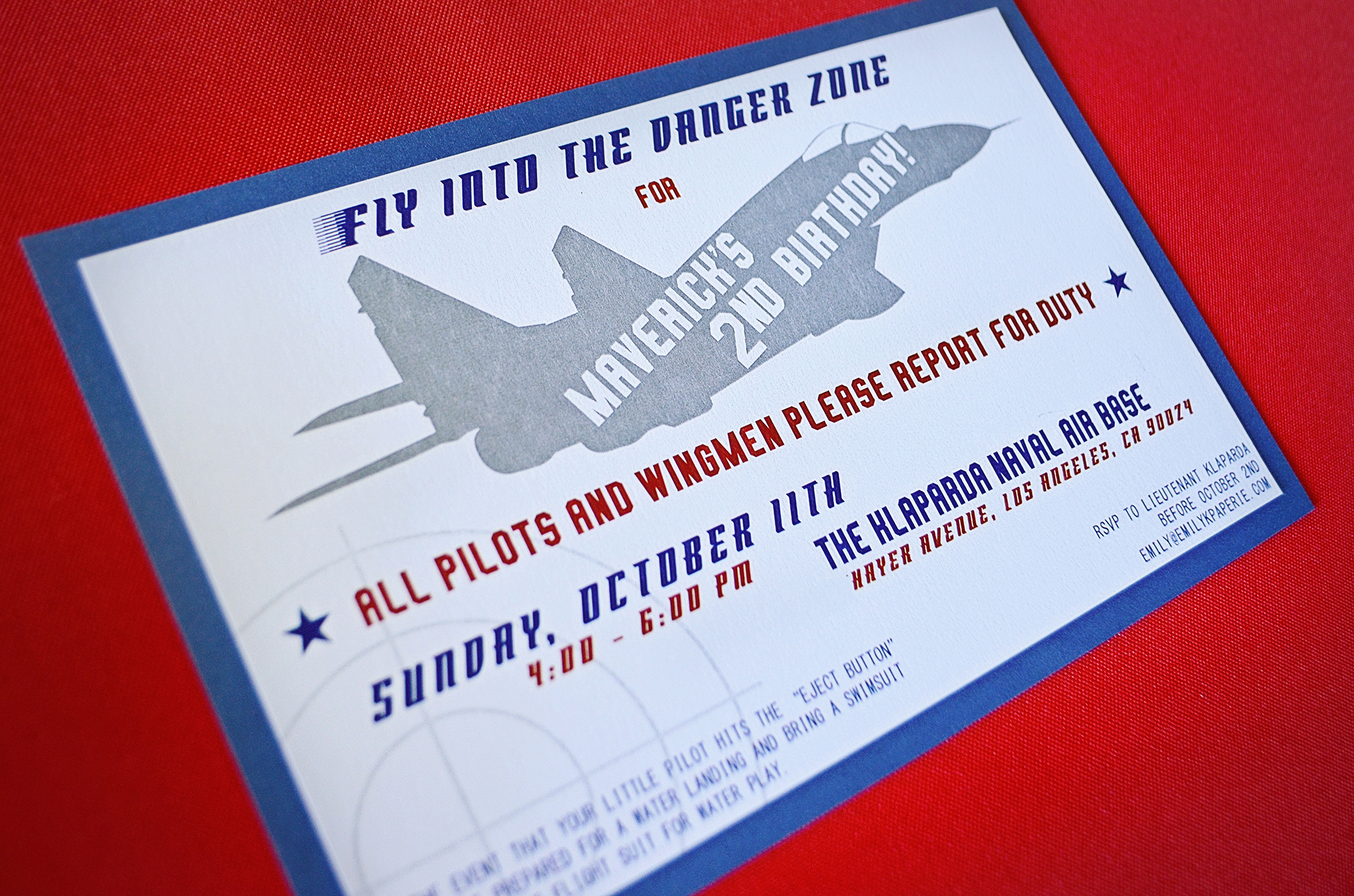 Fly into the Danger Zone with a Top Gun Birthday Party! - Project Nursery