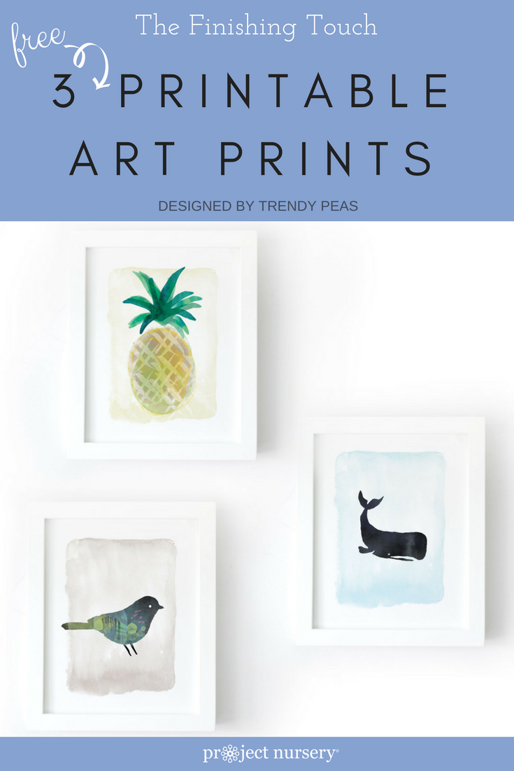 3 Free Printable Art Prints Just Right for Your Nursery Gallery Wall ...