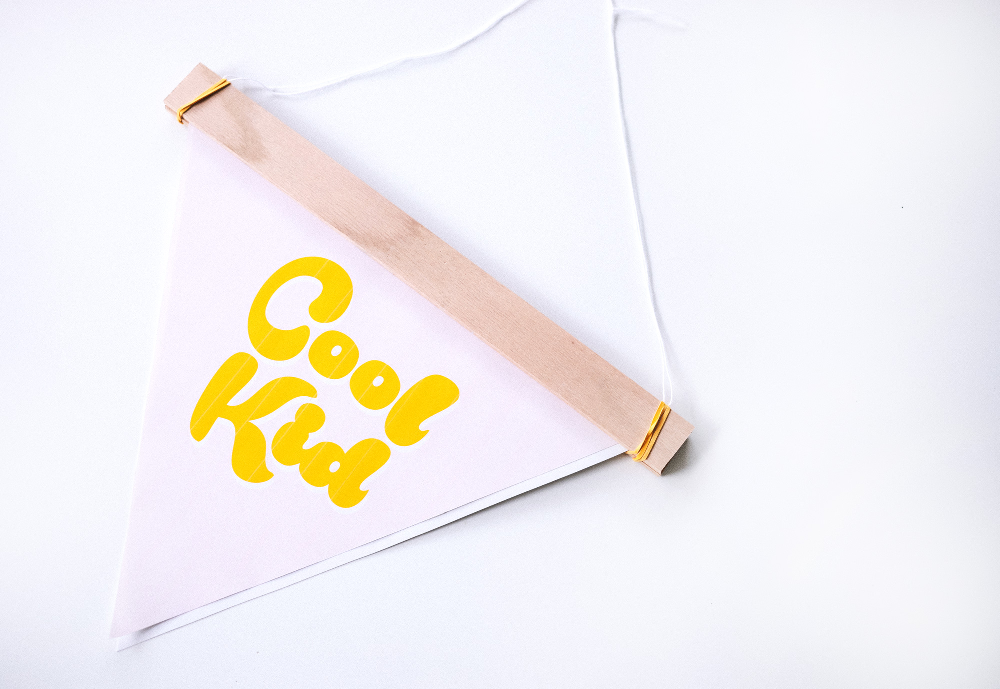 DIY Cool Kid Banner Art (with free printable!) - Project Nursery