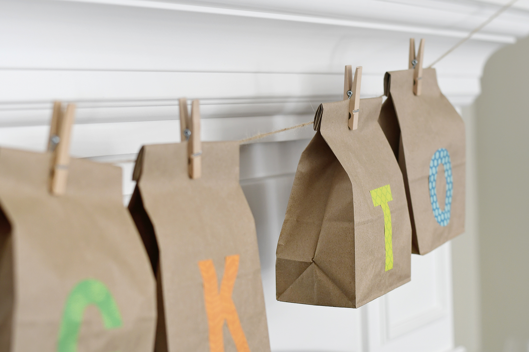 Back to School DIY Brown Bag Banner - Project Nursery