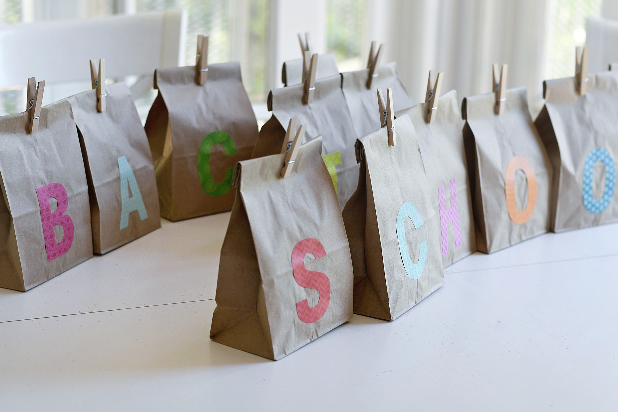 Back to School DIY Brown Bag Banner - Project Nursery