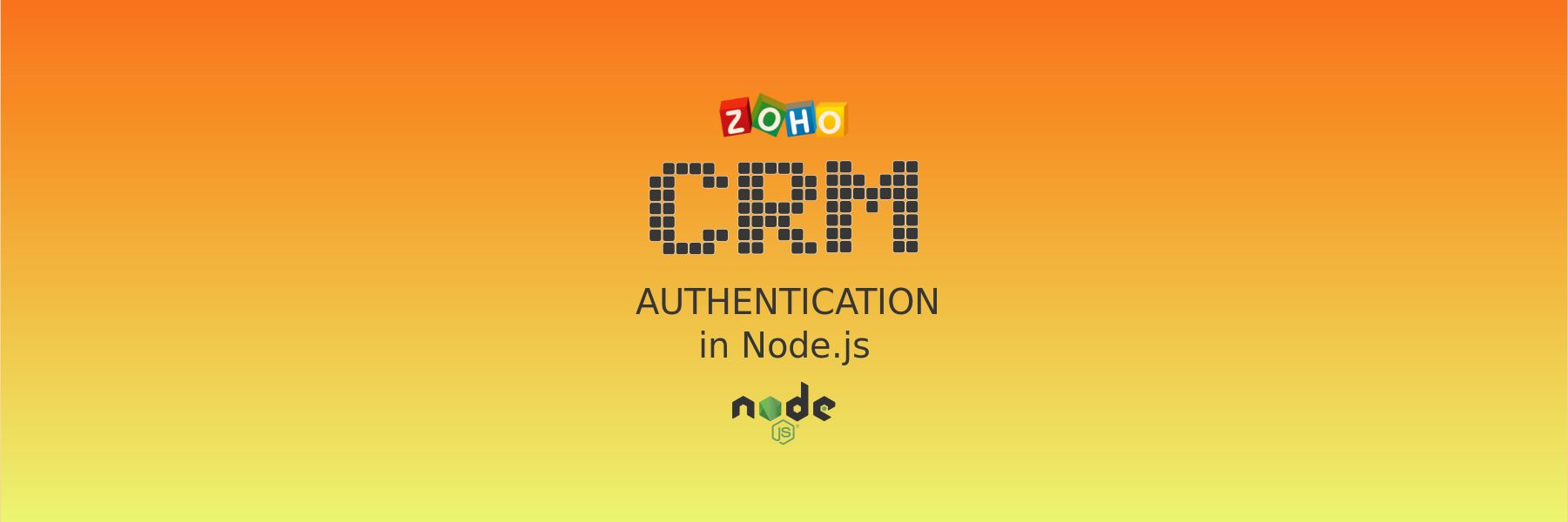 Authenticate Zoho CRM in Node.js
