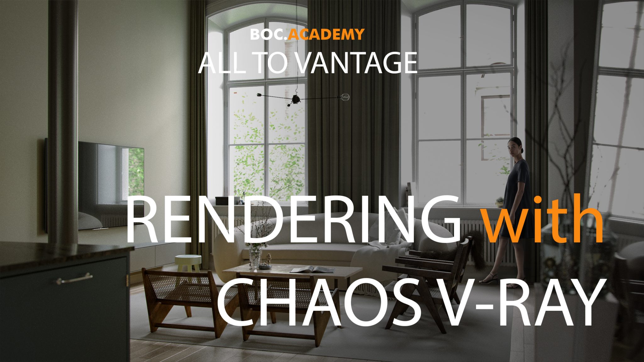 Thông báo: Thay đổi và Cập nhật mới Khoá học Rendering with Chaos V-Ray – Boc Academy