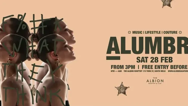 Alumbra Saturdays at Albion Rooftop, Melbourne - Event Details — LINES