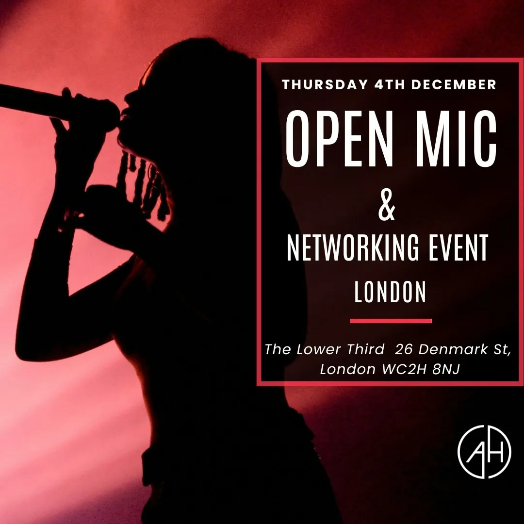Amplify Her Open Mic and Networking Event at The Lower Third, London ...