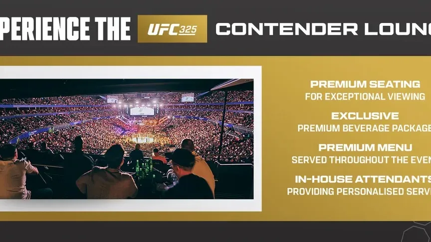 UFC 325 Contender Lounge at Qudos Arena, Sydney - Event Details — LINES