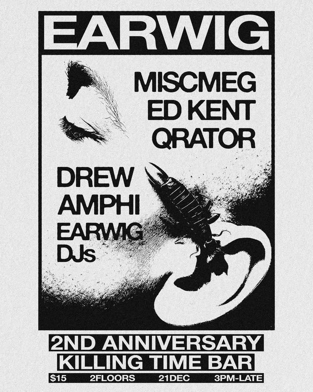 Earwig 2nd Anniversary at Killing Time, Melbourne - Event Details — LINES