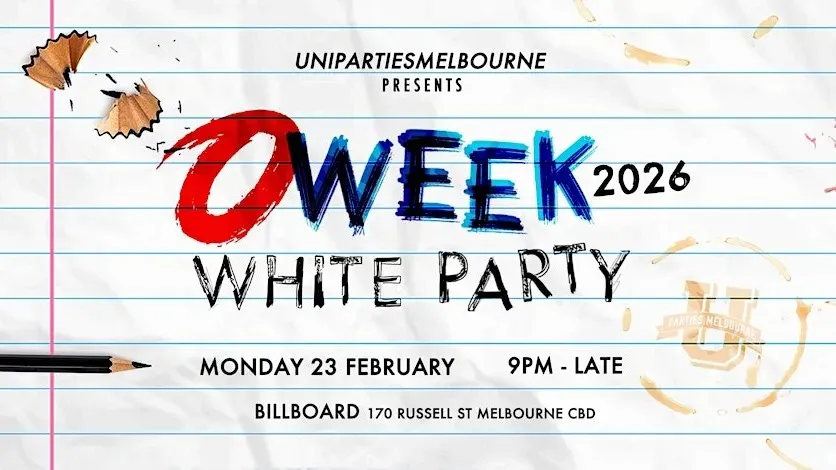 O WEEK 2026 WHITE PARTY at 170 Russell, Melbourne - Event Details — LINES
