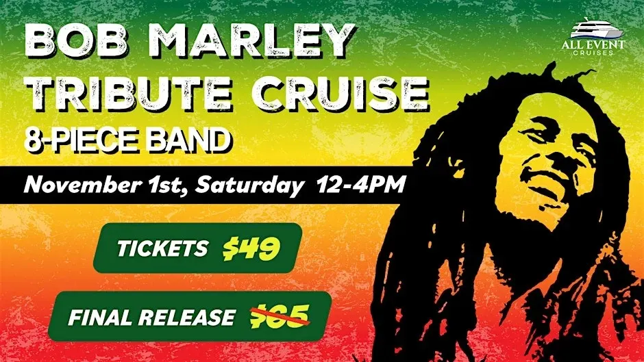 Bob Marley Tribute Cruise at All Event Cruises, Newcastle - Event ...