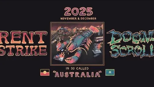 Rent Strike (USA) and Doom Scroll (USA) at The Basement (CBR), Canberra