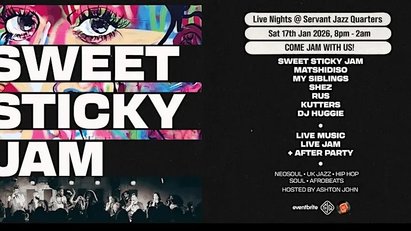 SWEET STICKY JAM: Live Nights @ SJQ! Kicking off 2026!! at SJQ, London ...