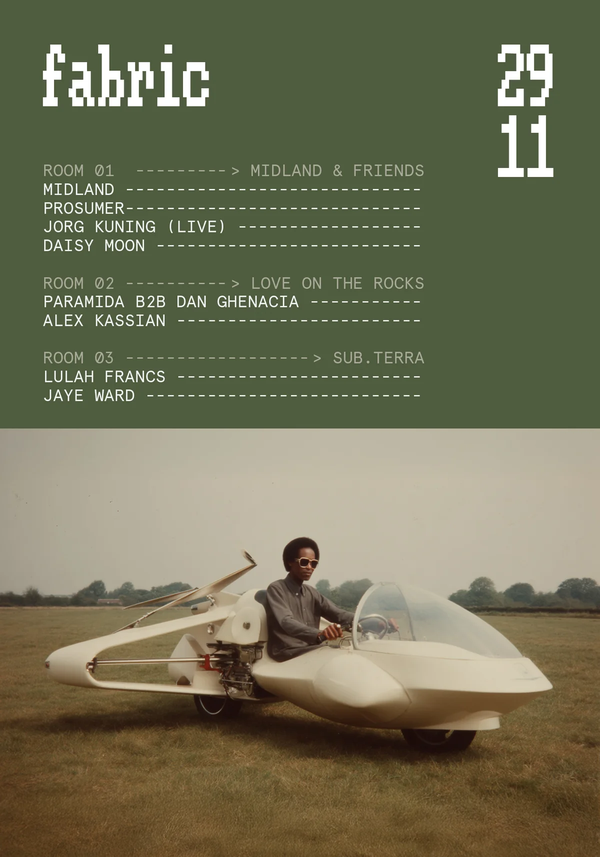 fabric: Midland, PARAMIDA B2B Dan Ghenacia, Daisy Moon, Jorg Kuning ...
