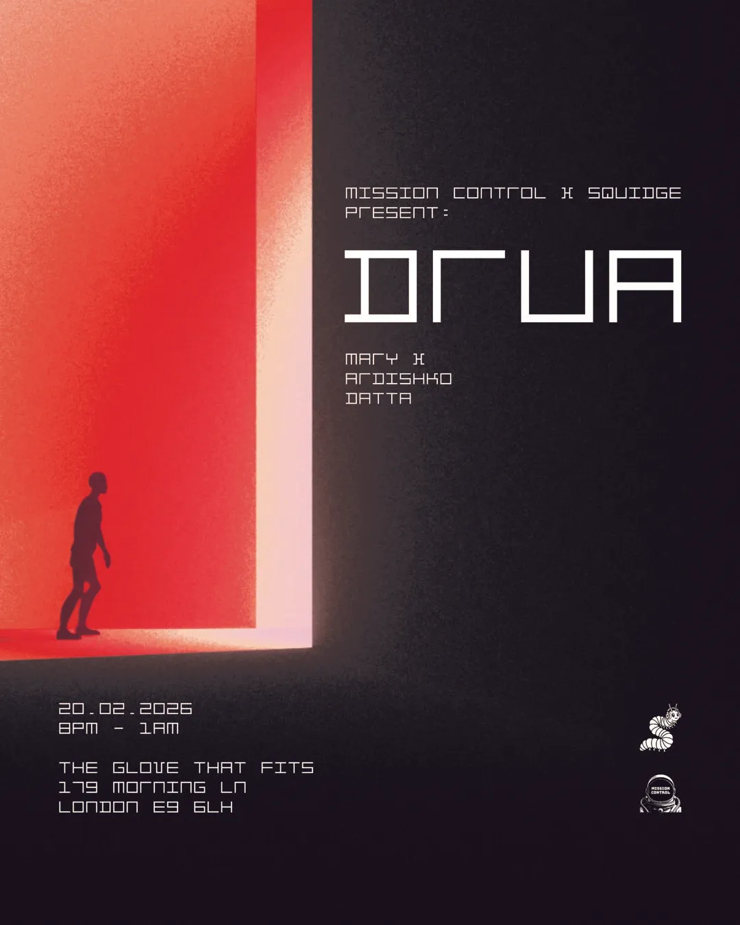 Mission Control x Squidge present: Drua at The Glove That Fits, London ...