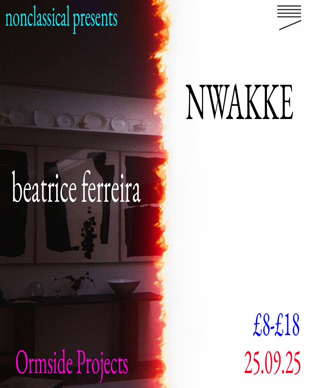 NWAKKE + Beatrice Ferreira at ORMSIDE Projects, London - Event Details ...