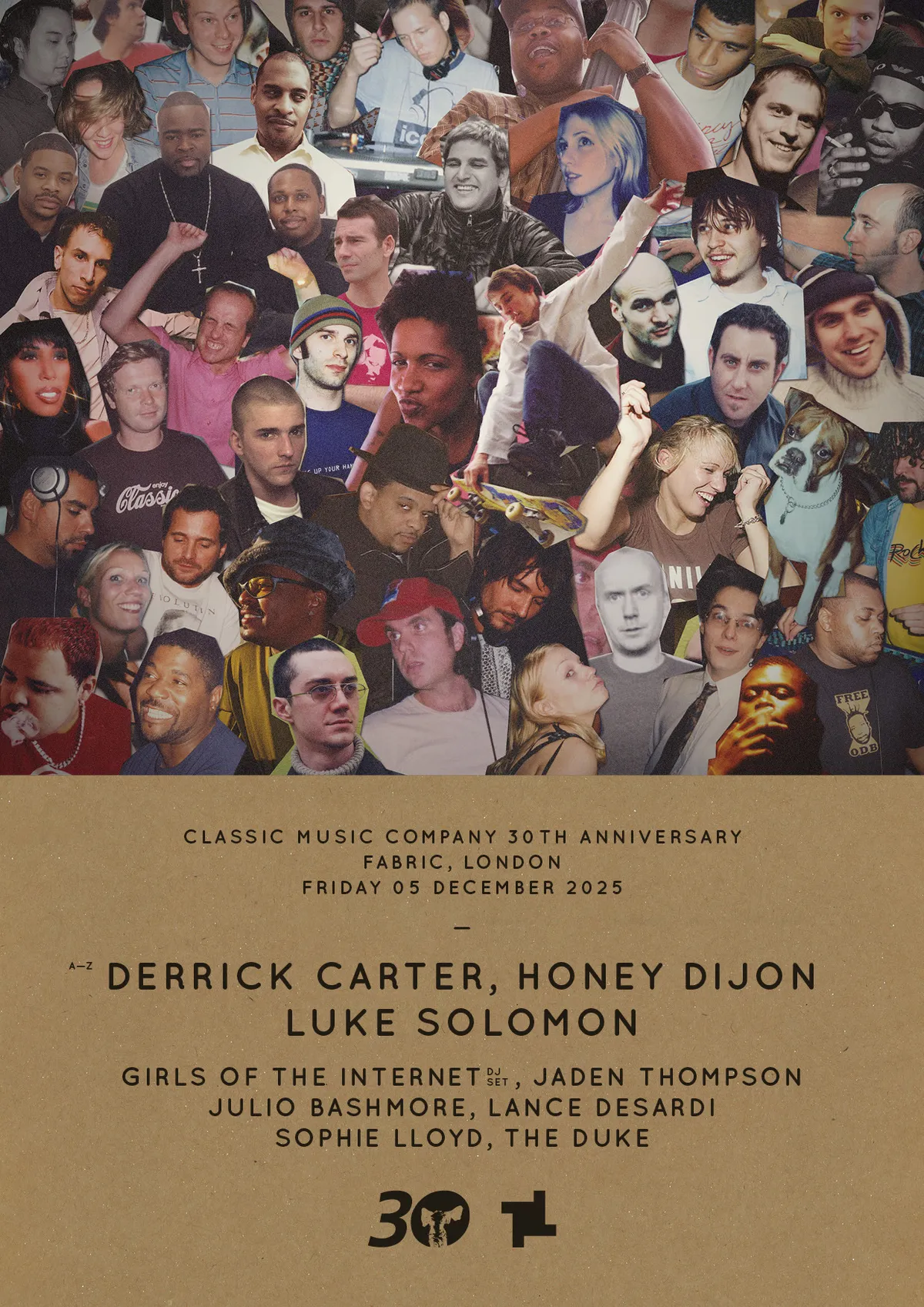 30 Years of Classic, Honey Dijon, Derrick Carter, Luke Solomon, Jaden…
