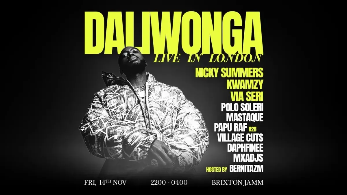 Daliwonga - Headline Show at Brixton Jamm, London - Event Details — LINES