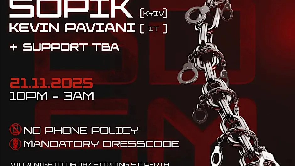 Sopik at Tempo Nightclub, Gold Coast - Event Details — LINES