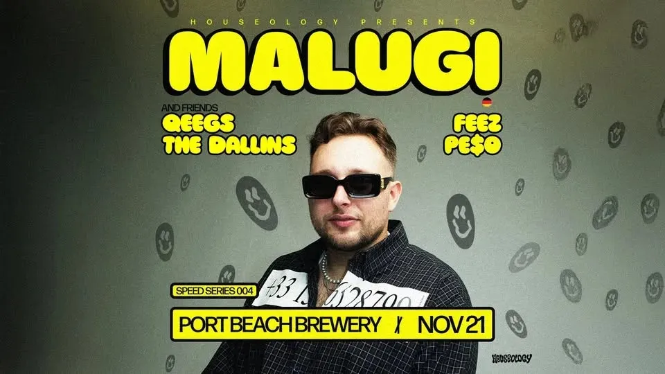 Malugi, Qeegs, Feez at Port Beach Brewery, Perth - Event Details — LINES