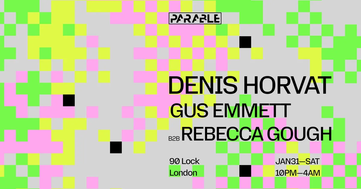 Parable: Denis Horvat & guests at Number 90 London, London - Event ...