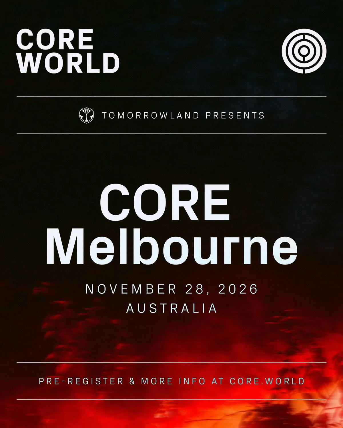 CORE Melbourne at Secret Location, Melbourne - Event Details — LINES