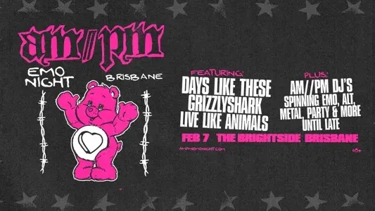 am//pm emo night at The Brightside, Brisbane - Event Details — LINES