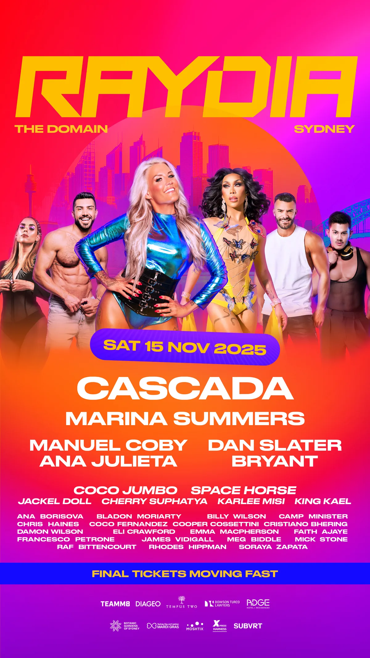 RAYDIA Festival at The Domain, Sydney - Event Details — LINES