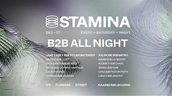 STAMINA: Jake Casey, Dylan Bateman, Axlmore, Mitro, Hazard, Luset, Bambi,…