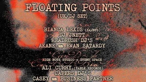 FLOATING POINTS (UK / DJ Set) at Northcote Theatre, Melbourne - Event ...