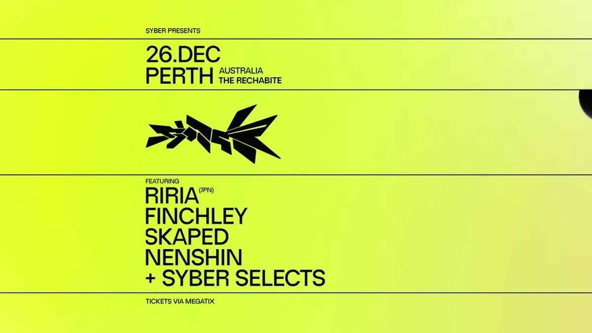 SYBER: BOXING DAY at The Rechabite, Perth - Event Details — LINES