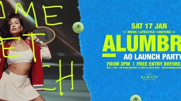 Alumbra Saturdays: AO Launch Party at Albion Rooftop, Melbourne - Event…