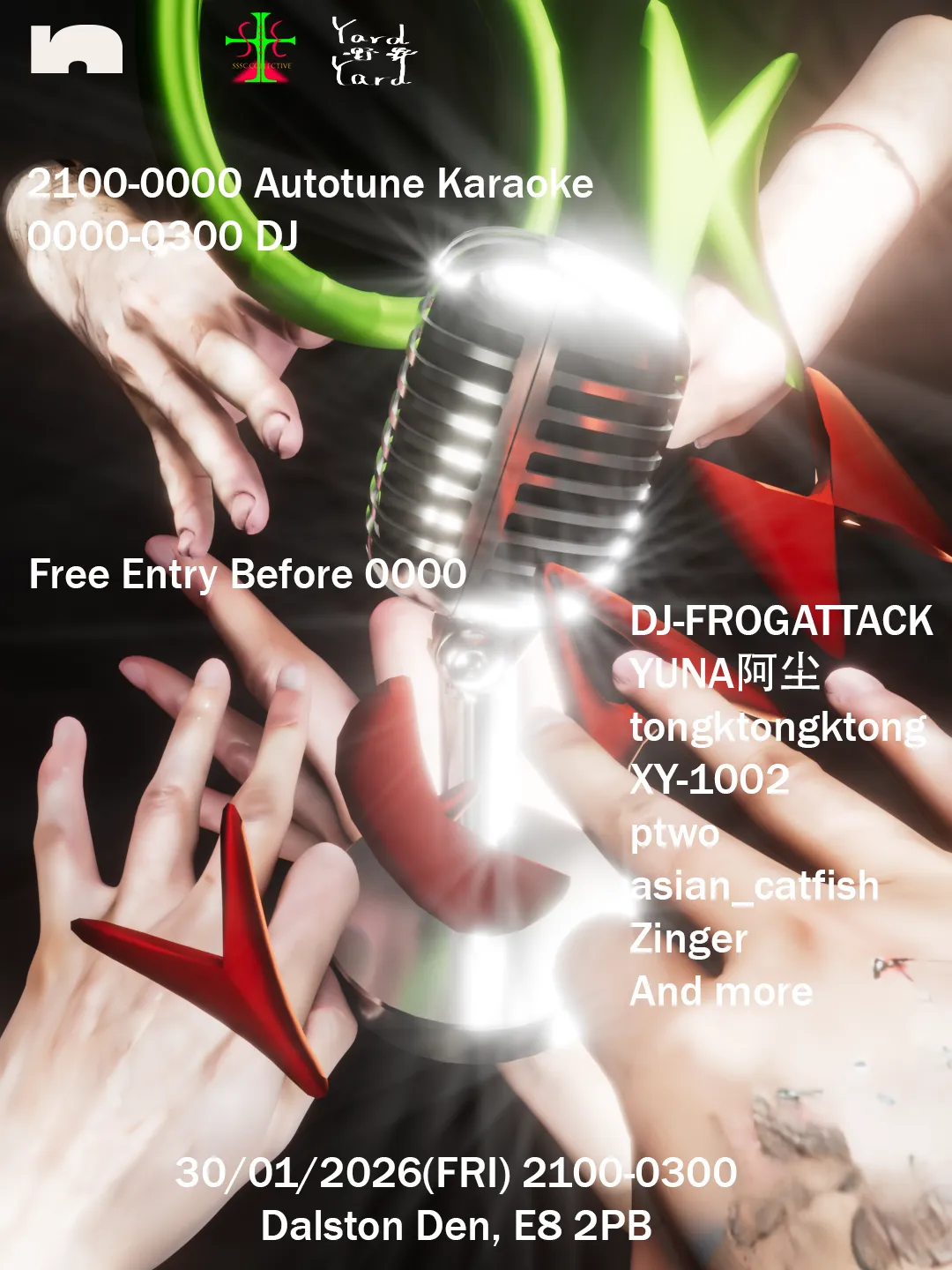 OK YEAH｜autotune karaoke & DJ Friday night｜YardYard x sssc.collective ...