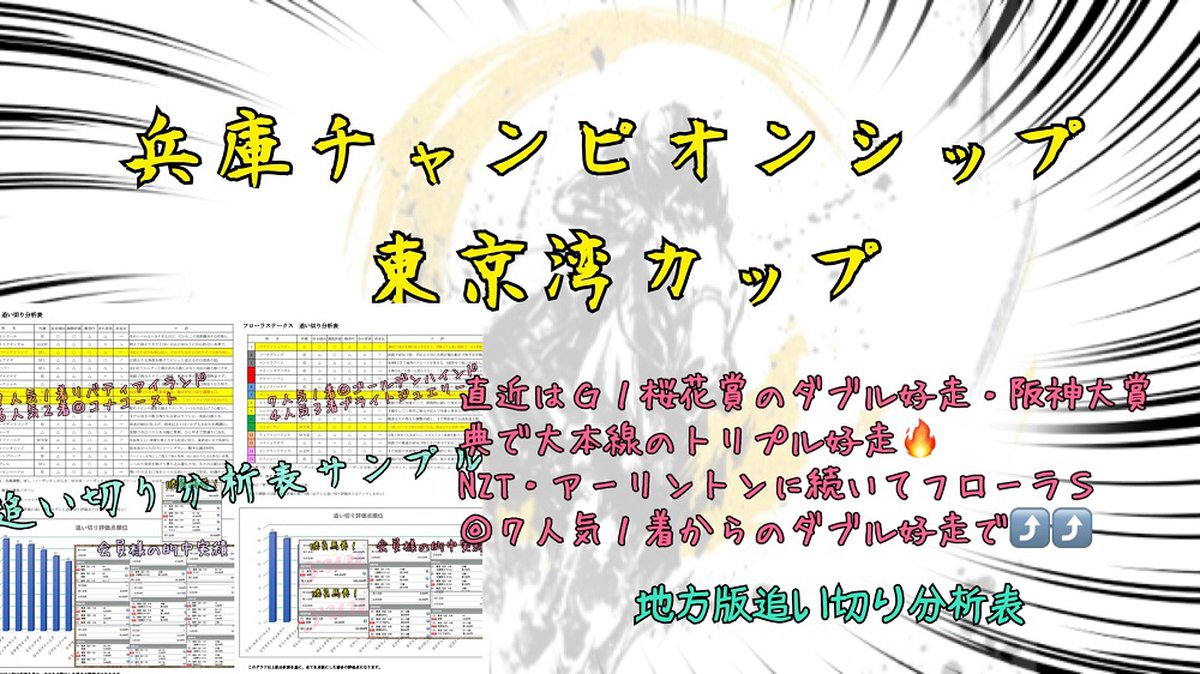 5/3(水)兵庫チャンピオンシップ・船橋11R東京湾カップ：セット割 | BOOKERS(ブッカーズ)