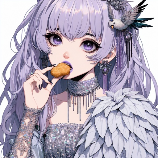 Anime Girl Chicken Nugget | Fanart