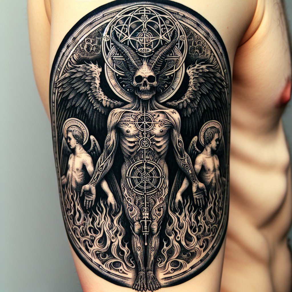 16th century satanic illustration with intricate | Fanart