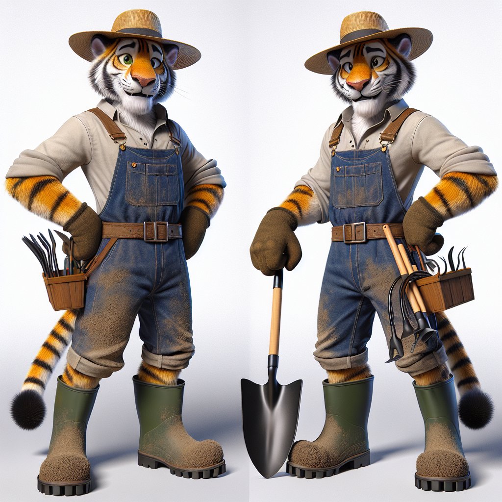 Gardening Furry | Fanart