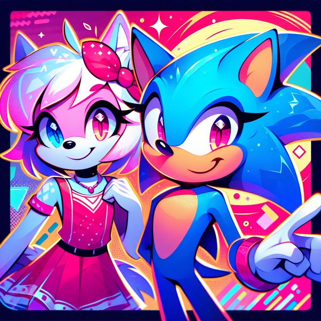 Sonic the Hedgehog and Amy Rose | Fanart