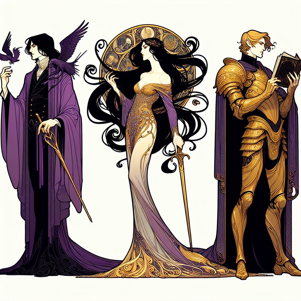 3 people. One is a gaunt | Fanart