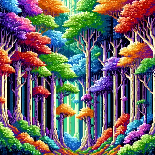 Pixel art of a hidden elf | Fanart