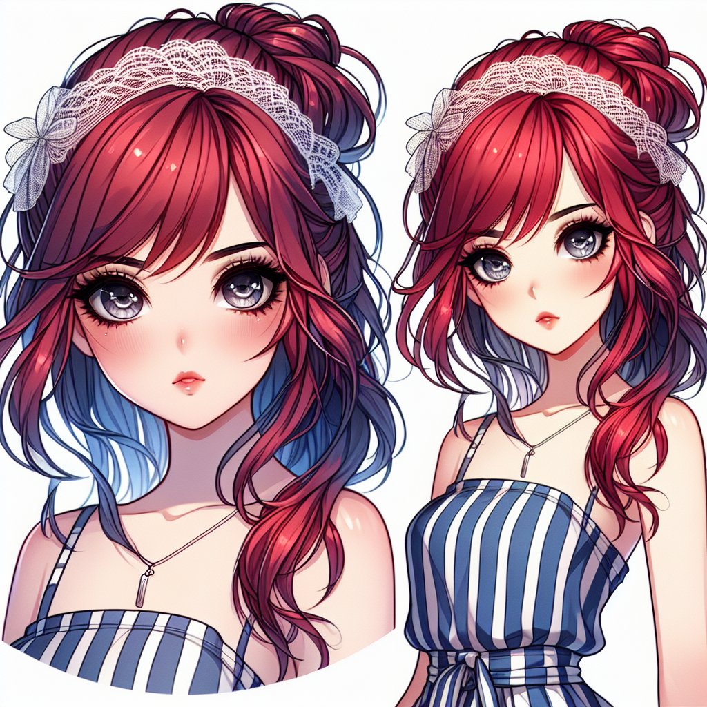 Anime Girl Wearing Sneakers: An alluring | Fanart