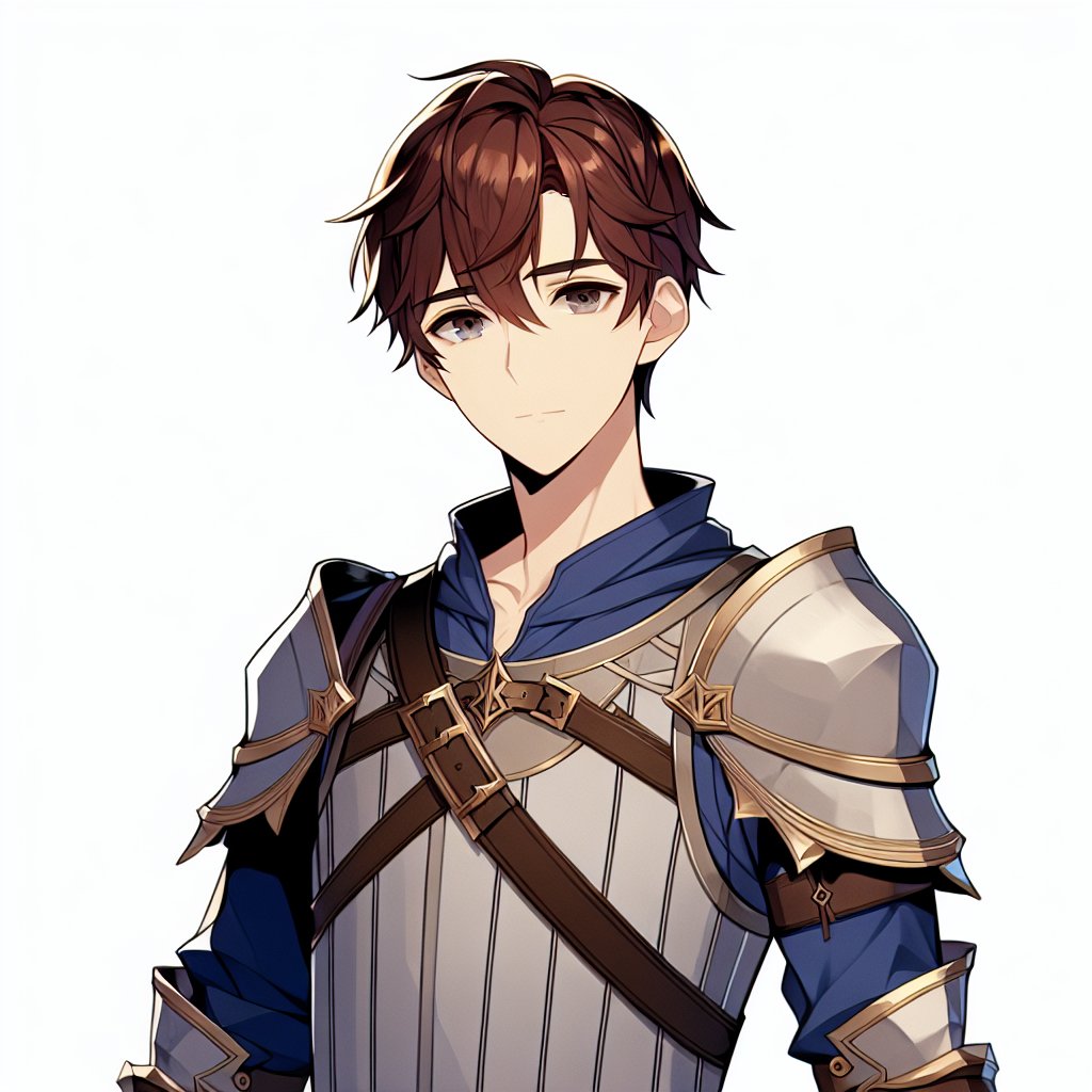 Medieval fantasy knight named Cedric. Tall, | Fanart