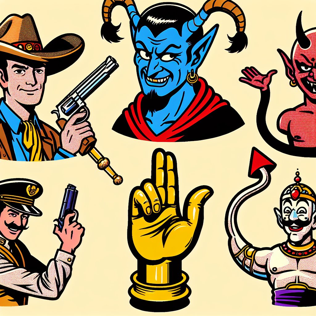 🤠👺🤡🖖🏾🧞‍♂️ | Fanart