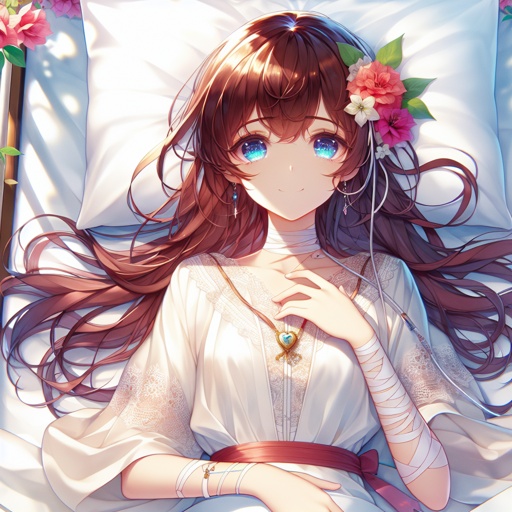 Anime Girl Chestnut Hair | Fanart
