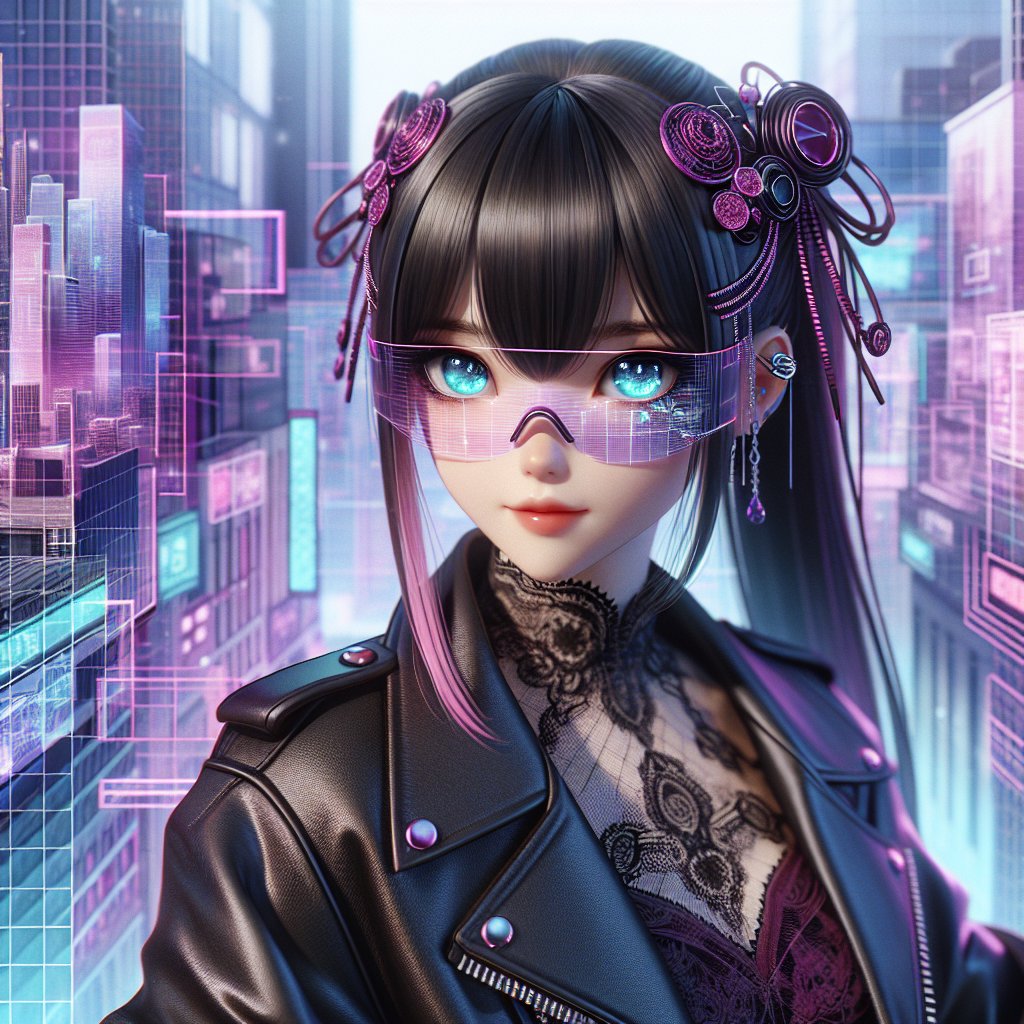 Anime Girl Vr: Anime girl drawn | Fanart