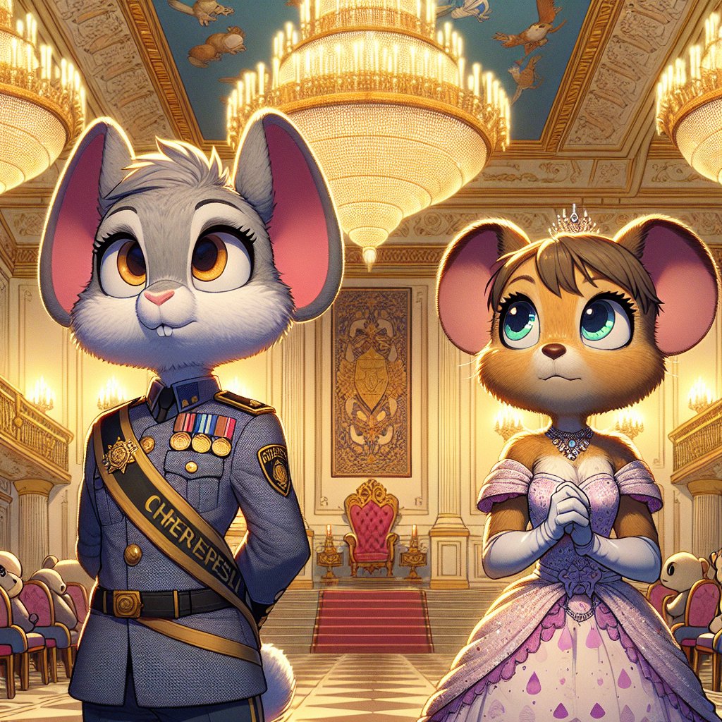 Minnie Mouse is wearing a grand | Fanart