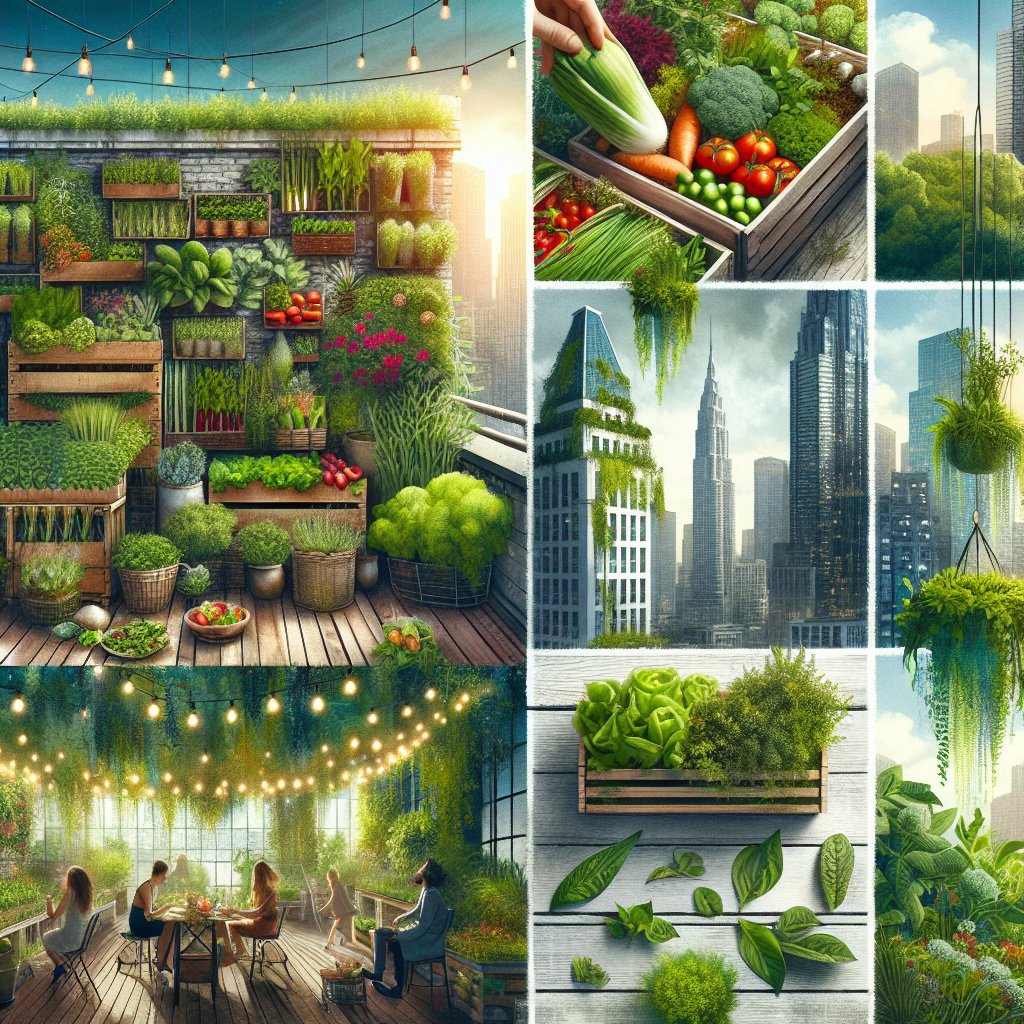 Urban Gardening: Rooftop gardens and urban | Fanart