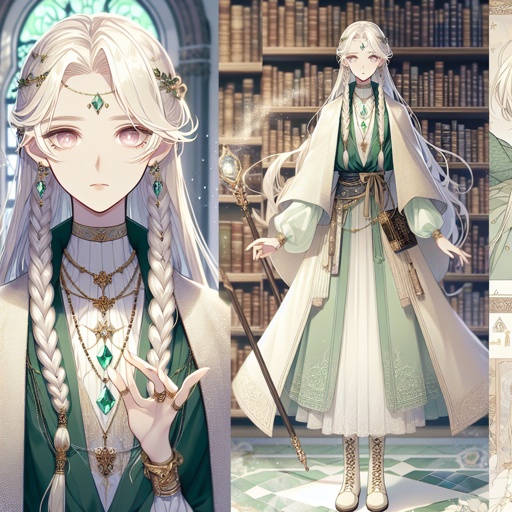 Anime Girl Magical Staff | Fanart