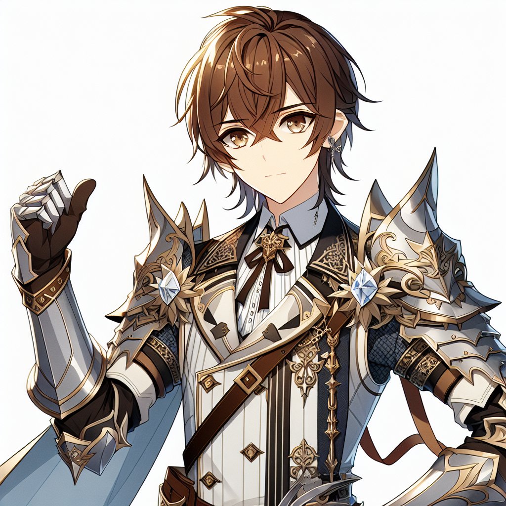 Medieval fantasy knight called Cedric. Tall | Fanart