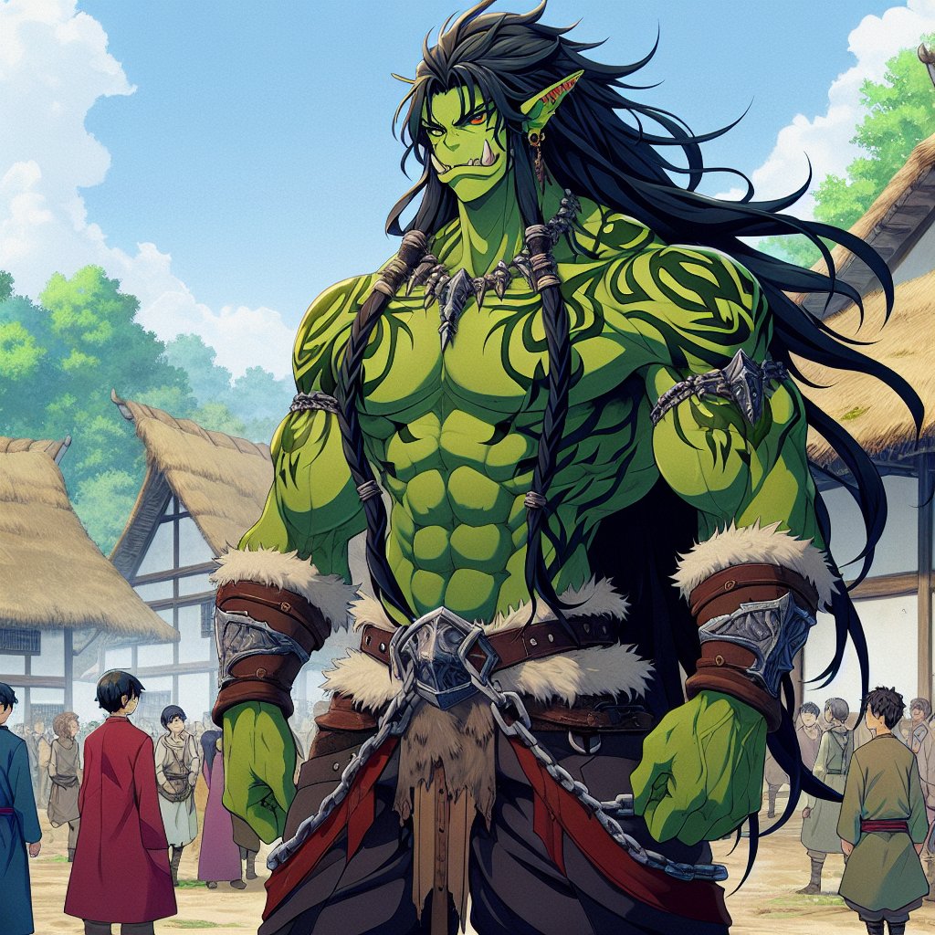 Anime girl drawn in anime style, | Fanart