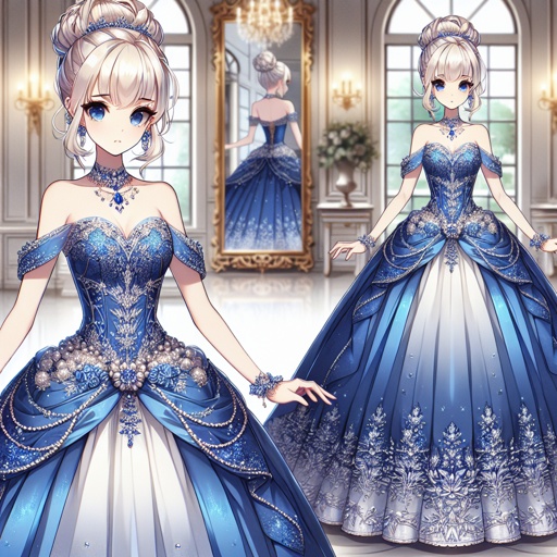 Anime Girl Royal Ball Fanart