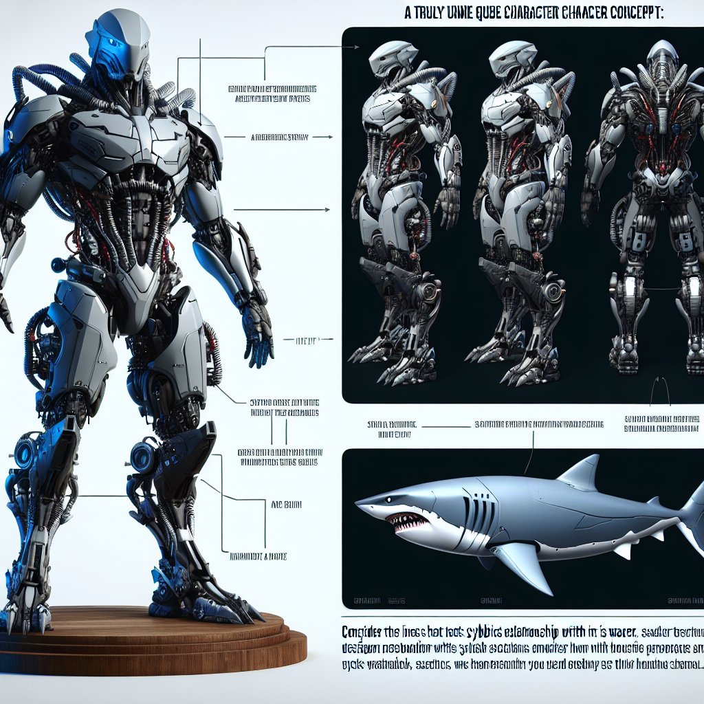 Sharklike symbiote mechsuit | Fanart